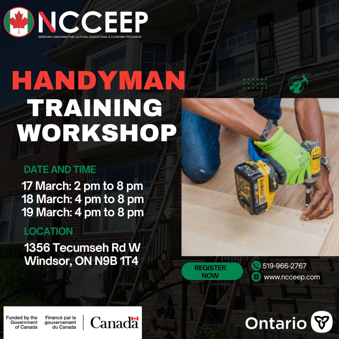Handyman Training Workshop – NCCEEP